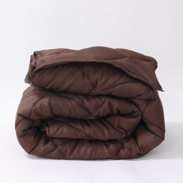 Pilotă ușoară de vară pentru pat de o persoană Elinor Mocha 150/210 cm ...